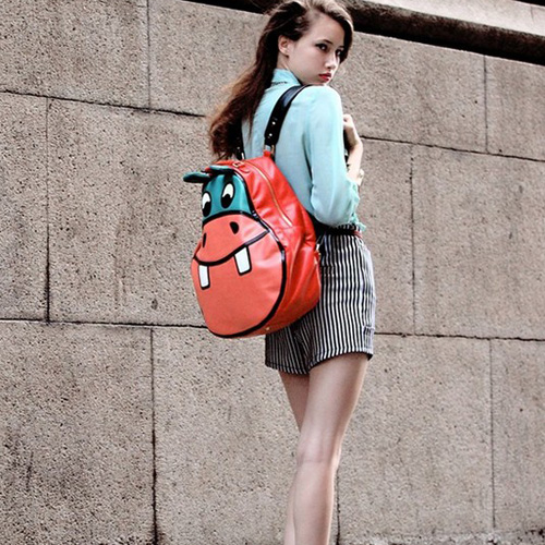Fashion Hip Hop Personality Hippo Backpack Bag Schoolbag (ssnb0006) on ...