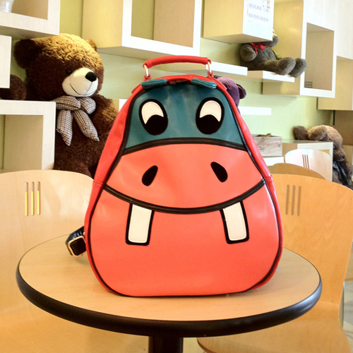 Fashion Hip Hop Personality Hippo Backpack Bag Schoolbag (ssnb0006) on ...