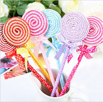 6 Pcs Creative Lollipop Ball-point Pen (wjb0006) on Luulla
