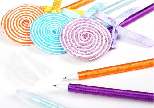 6 Pcs Creative Lollipop Ball-point Pen (wjb0006) on Luulla