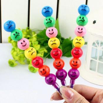 5 Pcs Cartoon Funny Smiling Graffiti Pen (wjb0017) on Luulla