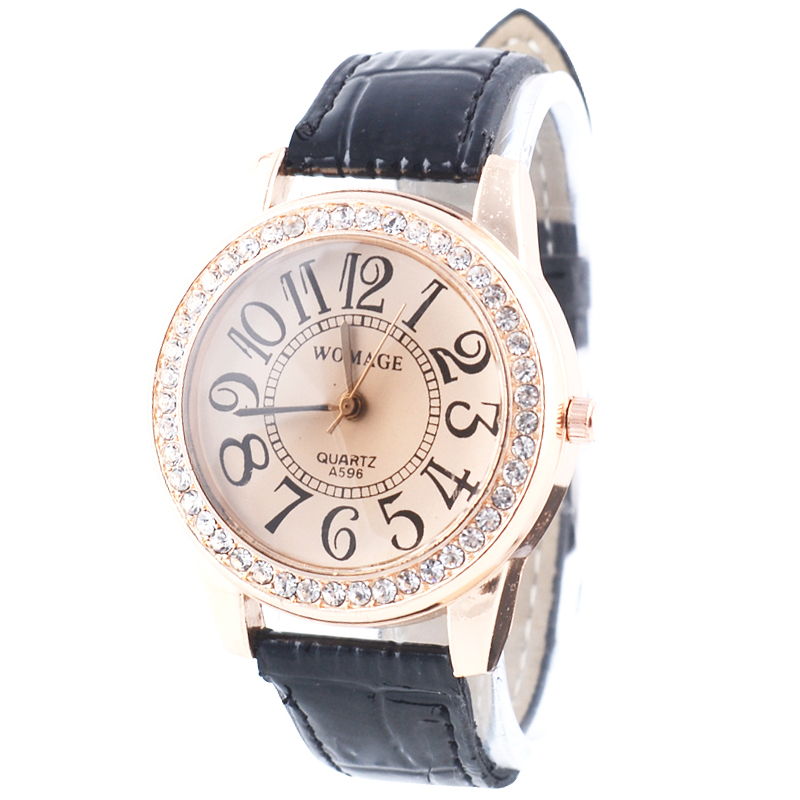 Fashion Square Plate Watches With Strap（black) on Luulla
