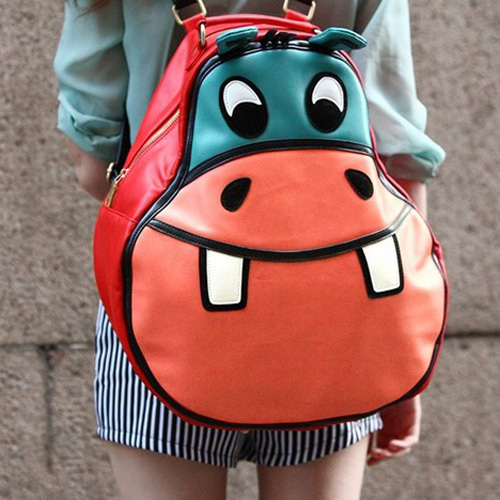 Fashion Hip Hop Personality Hippo Backpack Bag Schoolbag (ssnb0006) on ...