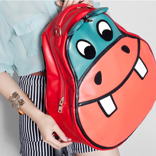 Fashion Hip Hop Personality Hippo Backpack Bag Schoolbag (ssnb0006) on ...